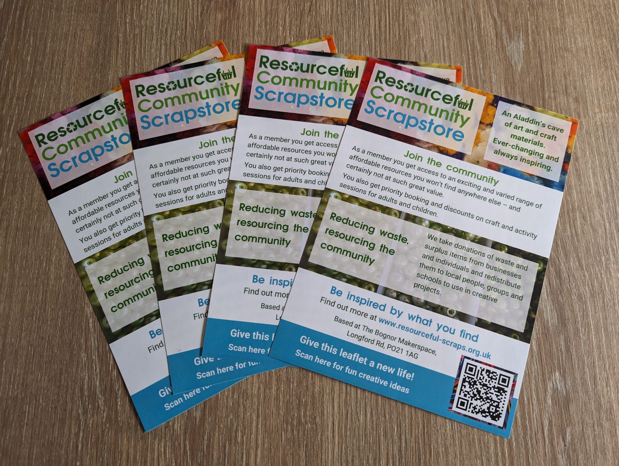 Five creative ways to reuse a leaflet - Resourceful Community Scrapstore